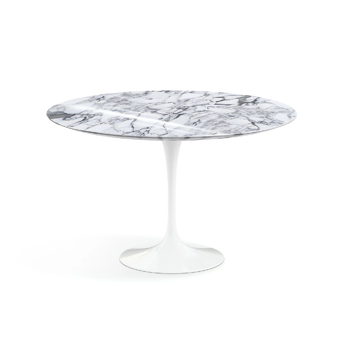 KNOLL Saarinen Tavolo Tulip Ø 120 Marmo Arabescato | DESIGNPERTE.IT