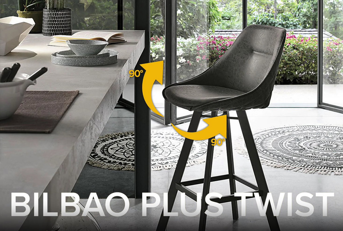 Sgabello Bilbao Plus Twist TARGET POINT SG1A1 | DESIGNPERTE.IT