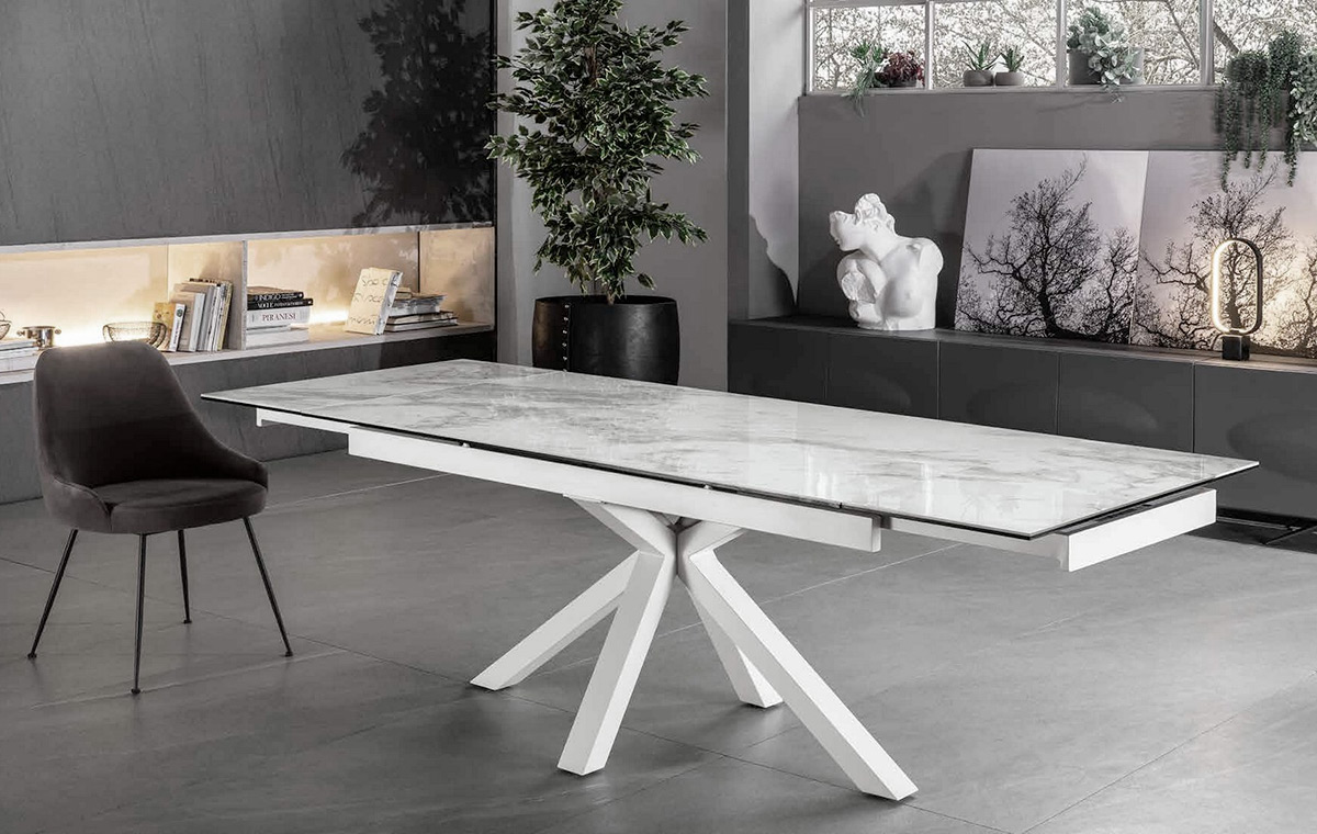 Tavolo allungabile Ceramica 1 OM/313/MB STONES | DESIGNPERTE.IT