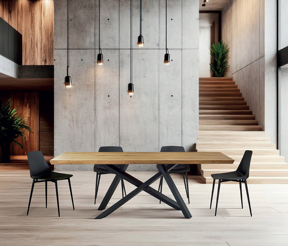 Tavolo Crossing piano Wild 60 mm FGF MOBILI | DESIGNPERTE.IT